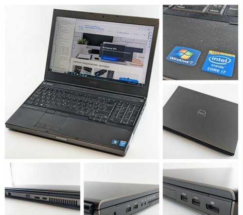 Ноутбук Dell Precision M4800 4К экран