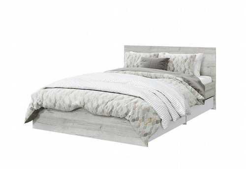Кровать Лори с ящиками 140х200 Дуб серый