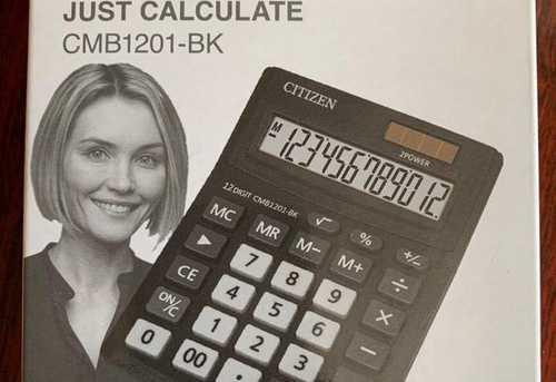 Калькулятор бухгалтерский citizen CMB1201-BK черны