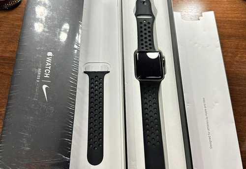 Часы apple watch 3 42mm nike