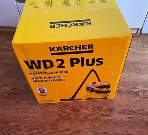 Строительный пылесос Karcher WD2 plus