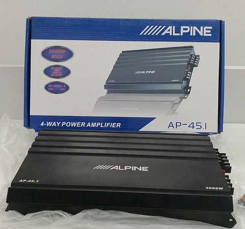 Усилитель 3000w 4х канальный alpine 3k