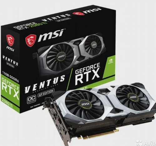 Видеокарта MSI GeForce RTX 2080 Ti ventus GP OS