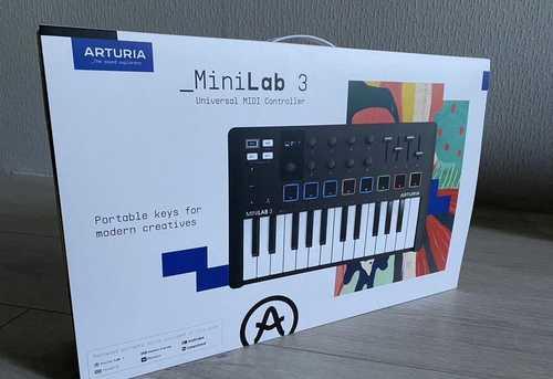 Midi-клавиатура Arturia minilab 3 Black Edition