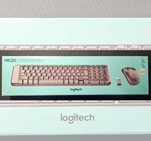 Клавиатура мышь беспроводная Logitech MK220