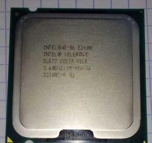 Процессор Intel Celeron E3400