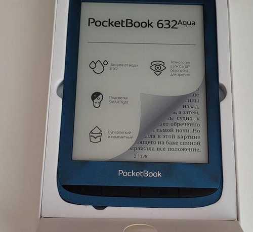 Электронная книга PocketBook 632 Aqua