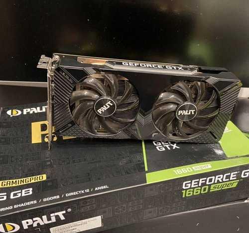 Видеокарта palit gtx 1660 super