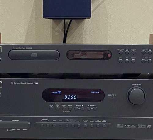 Ресивер NAD + CD NAD + Акустика onkyo