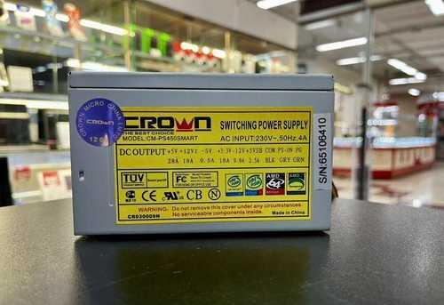 Блок питания Crown 450W 4+4 pin CPU CM-PS450smart