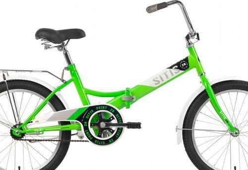 Велосипед sitis point 20" (2023) Green-White