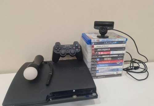 Игровая приставка PS3 с играми