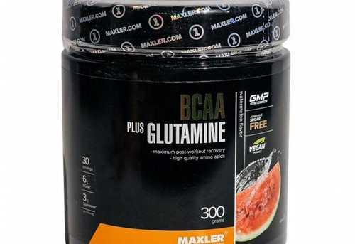 Аминокислоты Maxler bcaa + Glutamine, 300 г, арбуз