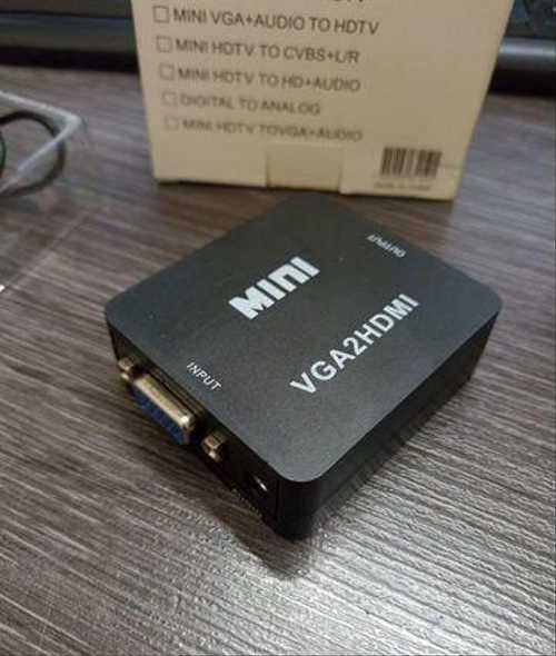 HD видео конвертер VGA на hdmi