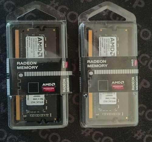 Оперативная память AMD ddr4 (8gb) x 2 для ноутбукa