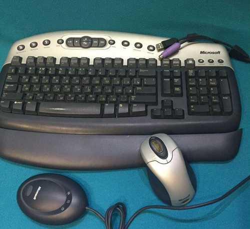 Клавиатура беспроводная Microsoft + мышь