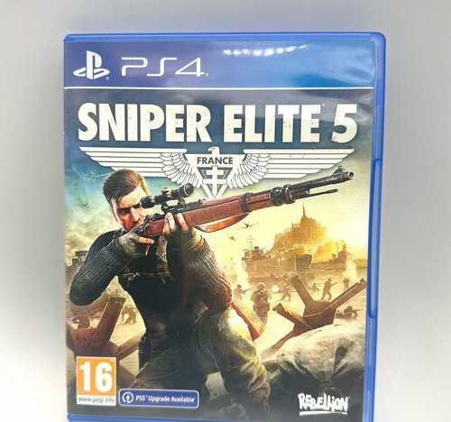 Игра Sniper Elite 5 (PS4, русские субтитры) Есть