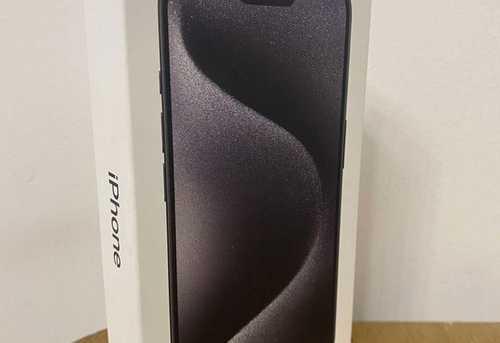 iPhone 15 pro 128 black titanium sim esim