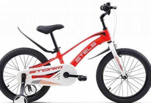 Велосипед 18 Stels Storm KR Z010 Красный 2024