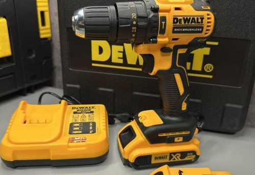 Аккумуляторная дрель шуруповерт dewalt бесщеточный