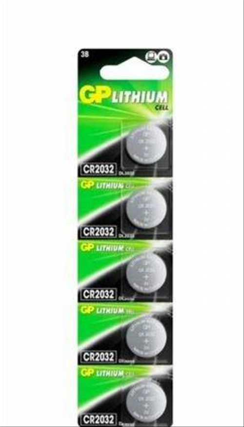 Батарейки таблетки GP lithium (CR2032)