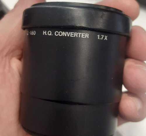 Olympus is/l lens c-180 H.Q. converter 1.7x