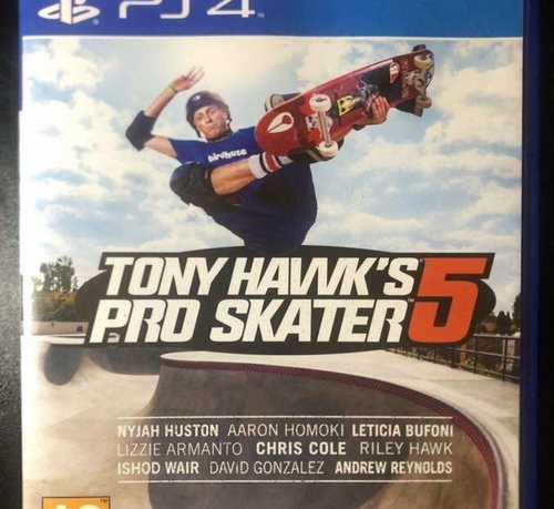 Диск Tony Hawks Pro Skater 5 Ps4 редкая игра