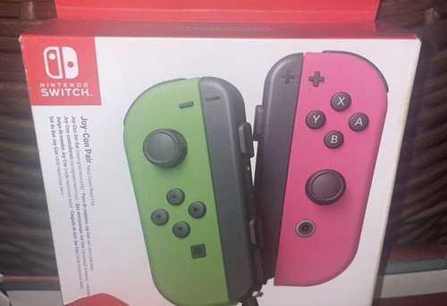 Joycons Nintendo Switch Green/Pink