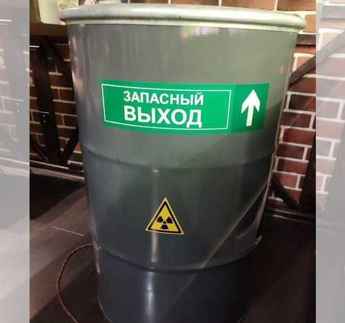 Бочка с эффектом бездонности для интерьера