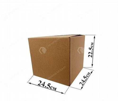 Картонная коробка №177 24,5х24,5х22,5 см