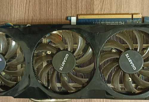 Видеокарта gigabyte GeForce GTX 570 1280MB gddr5