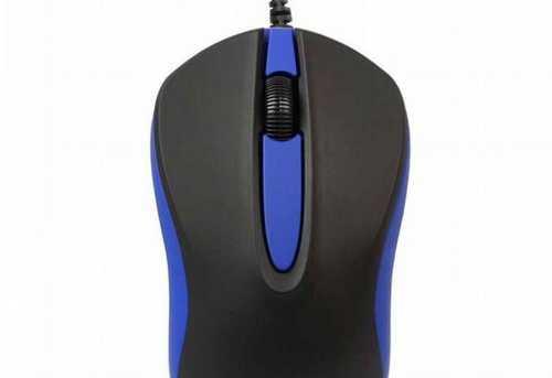 Мышь проводная Smartbuy 329 USB, черно-синяя