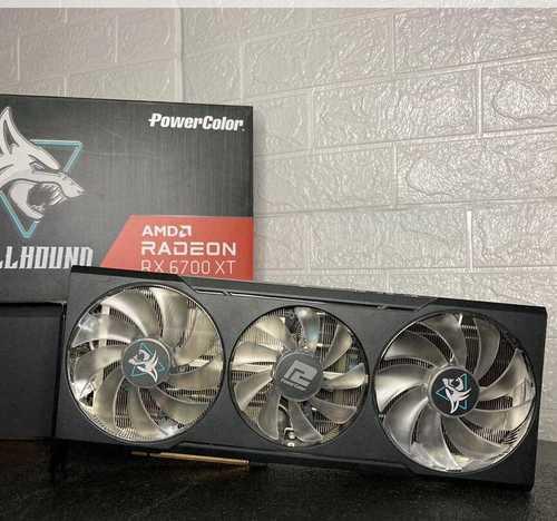 Видеокарта RX 6700xt 12gb PowerColor