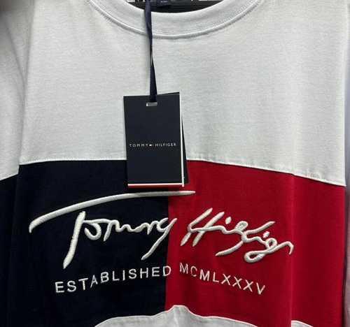 Футболка Tommy Hilfiger белая люкс