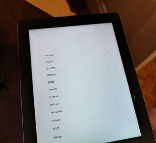 iPad 4 32gb, заблокирован iCloud