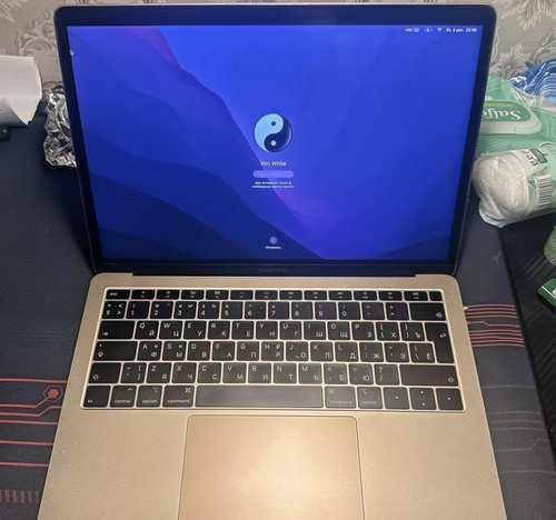 MacBook Air 13 (2018), 500 ГБ, Core i5, 1.6 ГГц, RAM 16 ГБ, Intel UHD Graphics 617