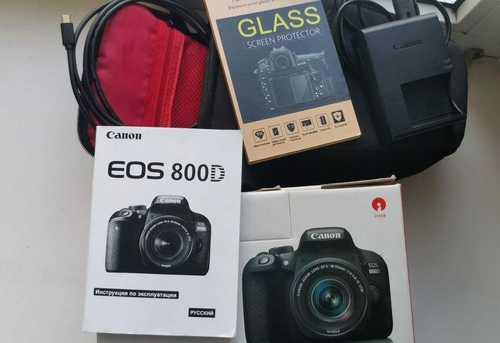 Canon EOS 800D зеркальный фотоаппарат