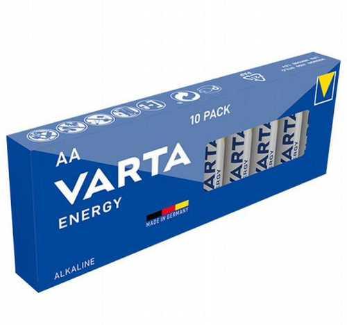 Батарейка Varta energy LR6 AA BOX10 Alkaline 1.5V (4106) (10/400)