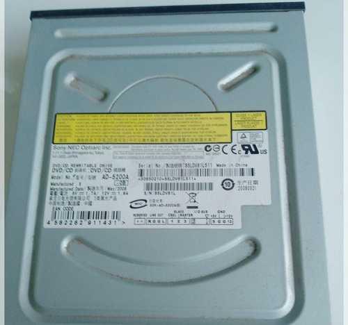 DVD-RW ROM дисковод (привод) Sony NEC. AD5300A