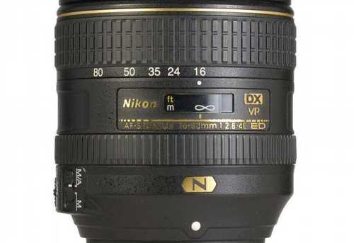 Nikon 16-80mm f/2.8-4E ED VR AF-S DX б/у