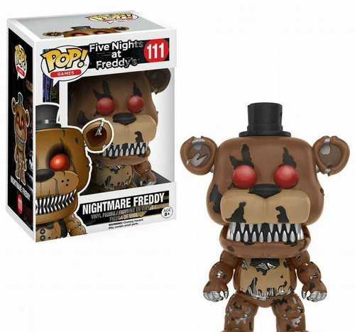 Фигурка Funko POP fnaf: Фредди Кошмарный FNK11064