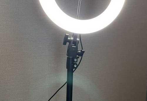 Кольцевая лампа 26 см на штативе