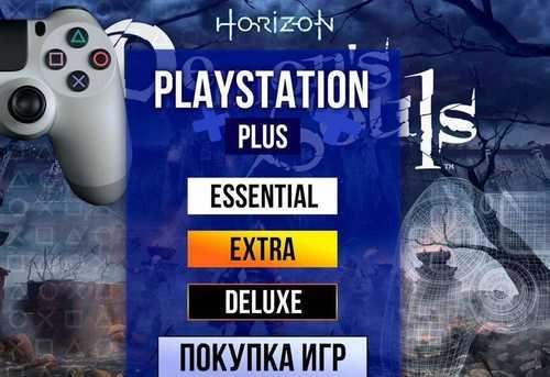 PS Plus Deluxe Extra + EA play с играми + Demon's