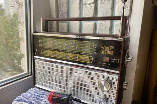 Экспортный радиоприемник Vef-206, в коричневом к