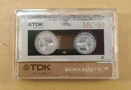 Аудиокассеты для диктофона TDK MC90 новые