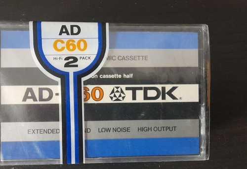 Аудио кассета tdk ad c60