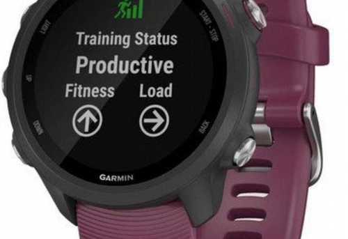 Garmin Forerunner 245 с вишневым ремешком 1г