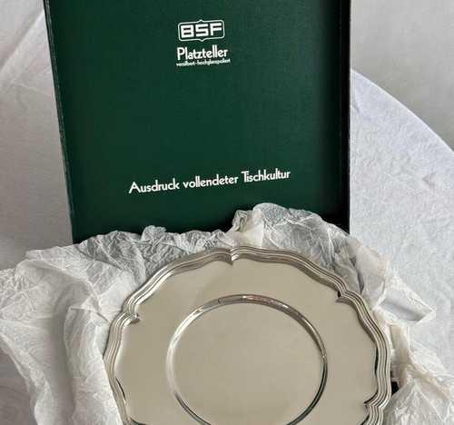 Поднос BSF серебрение