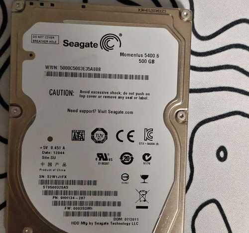 Жесткий диск 500 гб Seagate