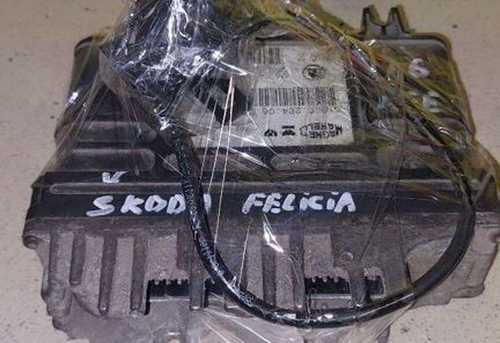 Блок управления двигателем (эбу) Skoda Felicia 1.6